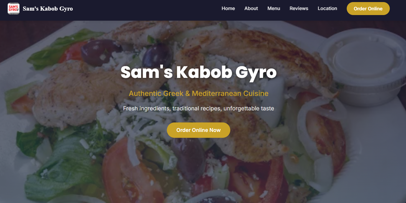 Sam's Kabob Gyro | Authentic Greek & Mediterranean Cuisine | Nashville, TN